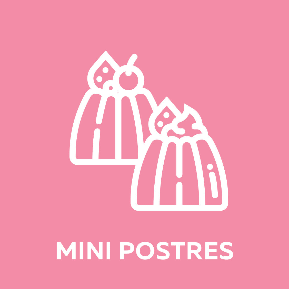 MINI POSTRES – Etiquetado "Personalizados"– Algo Dulce